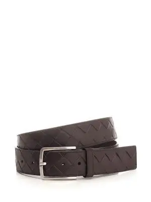 Bottega Veneta Classic Intreccio Belt - Brown