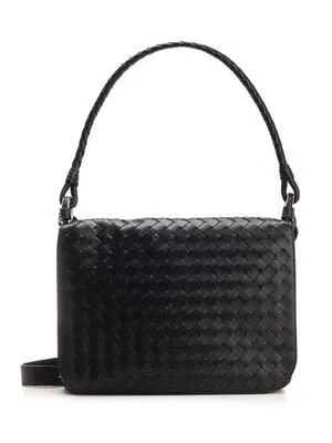 Bottega Veneta Swing Messenger - Black