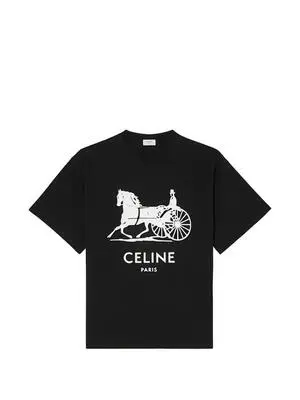 Celine Cotton Jersey T-shirt