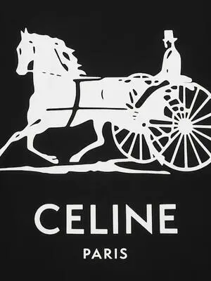 Celine Cotton Jersey T-shirt
