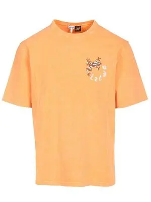 Loewe Loose-fit Cotton T-shirt - Orange