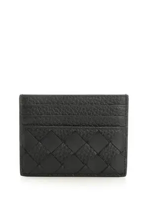 Bottega Veneta Intrecciato Card Holder - Black