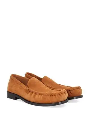 Dries Van Noten Suede Loafers - Brown
