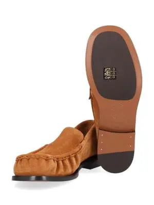 Dries Van Noten Suede Loafers - Brown