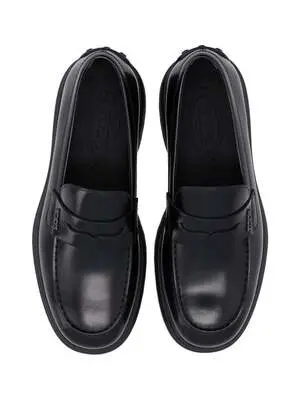 TOD'S Leather Moccasin - Black