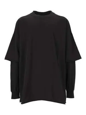 Rick Owens Tommy Hustler Sweatshirt - Black