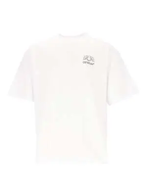 Off-White Skate T-shirt Half Arrow - White