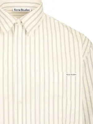 Acne Studios Striped Poplin Shirt