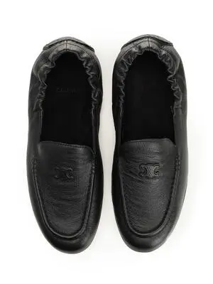 Celine Loafer With Triomphe Goatskin