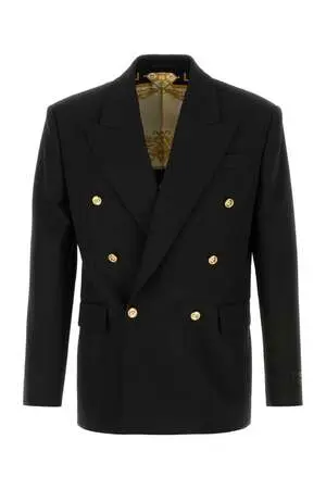 Versace Wool Blazer - Black