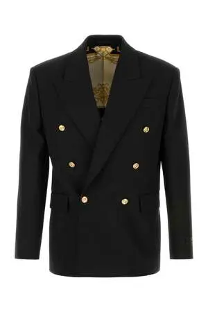 Versace Wool Blazer - Black