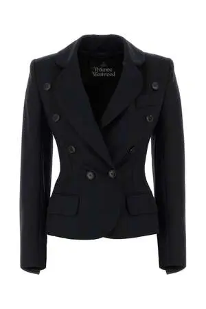 VIVIENNE WESTWOOD Embroidered Wool Georgia Blazer