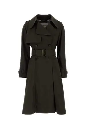 Burberry Cotton Trench Coat - Brown