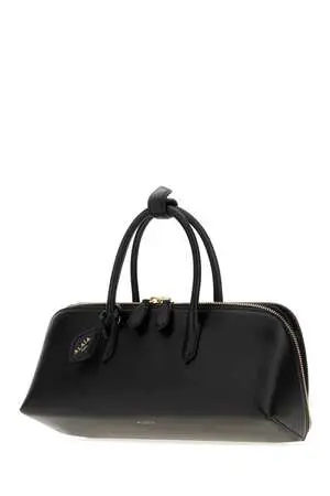Alaïa Leather Small Delta Handbag - Black