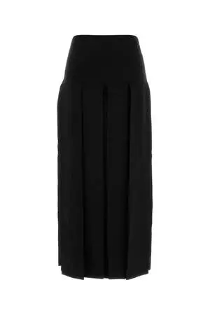 Alaïa Midi Skirt Textured Pleats