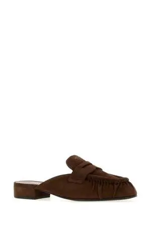 Prada Suede Slippers