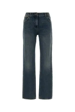 Magda Butrym Aw26 Denim 01 Pants Blue