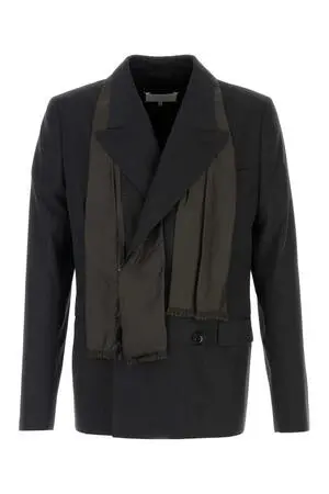 MAISON MARGIELA Wool Blazer - Black