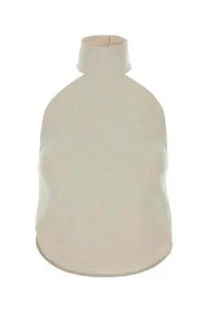 COURREGES Crepe Eclipse Top - White