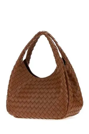 Bottega Veneta Caramel Leather Campana Shoulder Bag - Brown