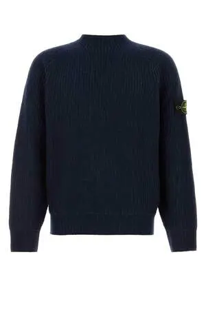 Stone Island Midnight Cashmere Blend Sweater - Blue
