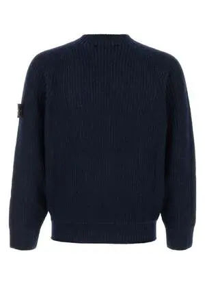 Stone Island Midnight Cashmere Blend Sweater - Blue