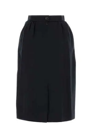 VIVIENNE WESTWOOD Midnight Cotton Blend Skirt - Blue