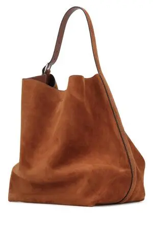TOTEME Belted Suede Tote