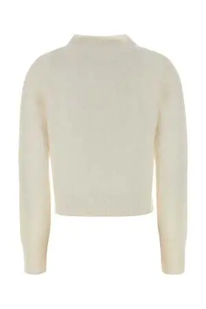 LISA YANG Ivory Cashmere Azalea Cardigan