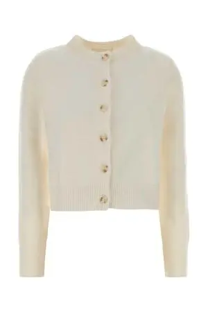 LISA YANG Ivory Cashmere Azalea Cardigan - White