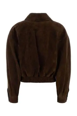 Saint Laurent Chocolate Suede Jacket