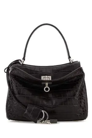 Balenciaga Leather Mini Rodeo Handbag - Brown