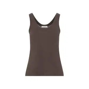 LEMAIRE Ribbed Tank Top - Gray