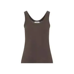LEMAIRE Ribbed Tank Top - Gray