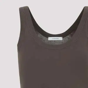 LEMAIRE Ribbed Tank Top - Gray