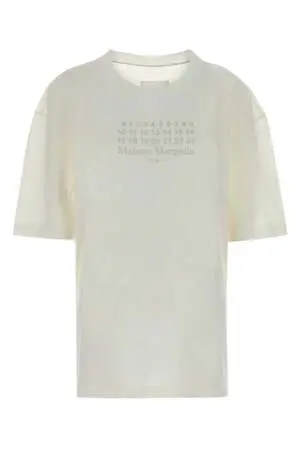MAISON MARGIELA Maison Margiela Women White Cotton Oversize T-Shirt White