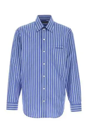 Balenciaga Embroidered Poplin Shirt - Multicolor