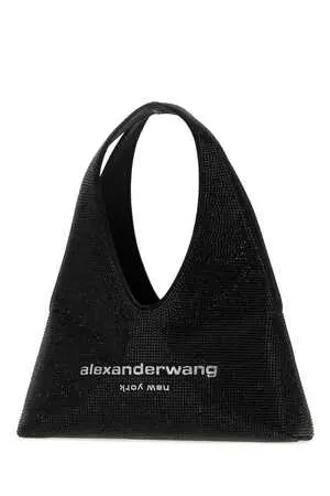 Alexander Wang Embellished Fabric Mini Pike Handbag - Black