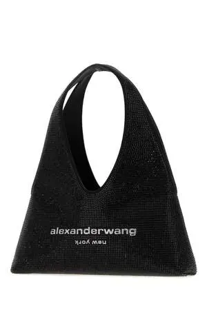 Alexander Wang Embellished Fabric Mini Pike Handbag - Black