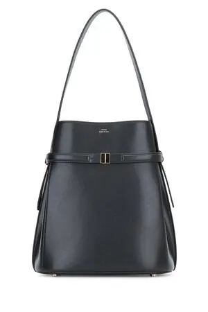 TOTEME Belted Leather Bucket Bag - Multicolor