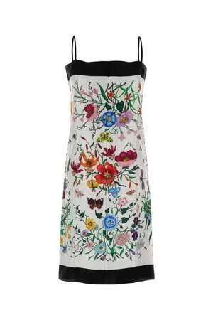 Gucci Printed Twill Dress - Multicolor