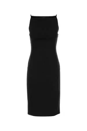 Gucci Stretch Wool Dress - Black