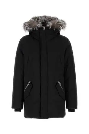Mackage Nylon Blend Edward Down Jacket - Black