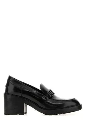 FERRAGAMO Leather Marla Pumps - Black