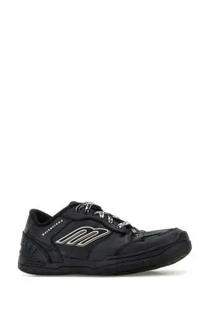 Balenciaga Slate Leather Hamptons Sneakers