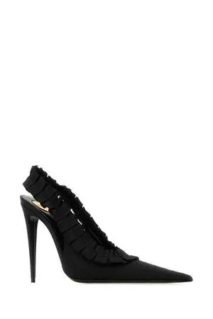 Saint Laurent Taffeta Madeleine Pumps