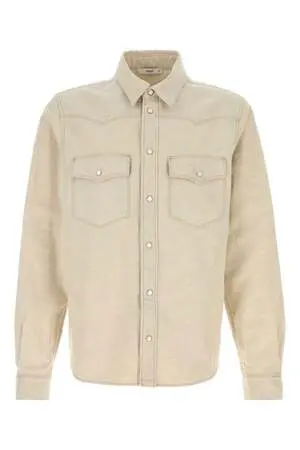 Fendi Sand Denim Shirt - Brown