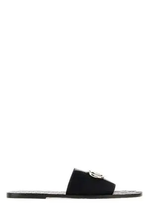 Gucci Fabric Riviera Slippers - Black