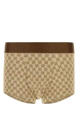 Gucci Printed Stretch Modal Boxer - Brown