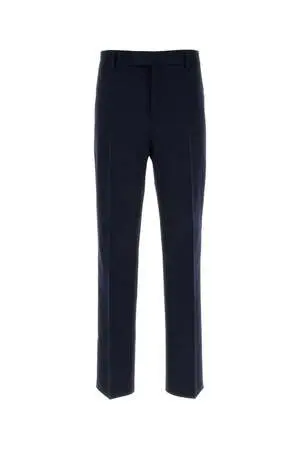 FERRAGAMO Navy Wool Pant - Blue